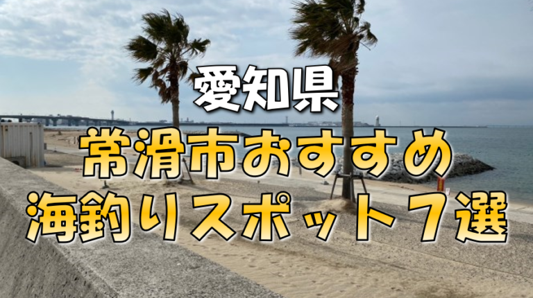 【保存版】愛知県「常滑市」おすすめ海釣りスポット7選|東海釣りwalker